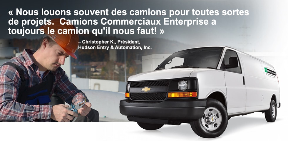 Location de camions Enterprise Canada – Location de camions par affaires